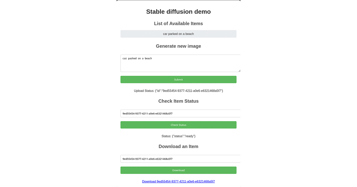 Deploying Stable Diffusion Model on OBLV Deploy